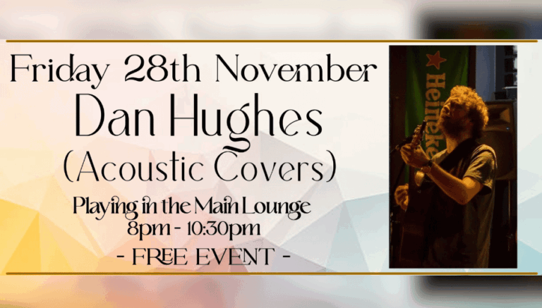 Dan Hughes at The Falcon Hotel - Discover Rutland